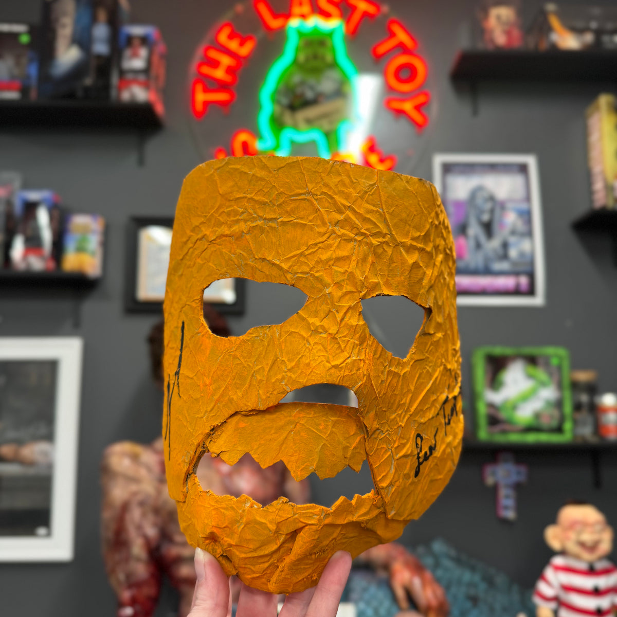 Rob Zombie's Halloween: Handmade Orange Asylum Papier Mache Mask ...