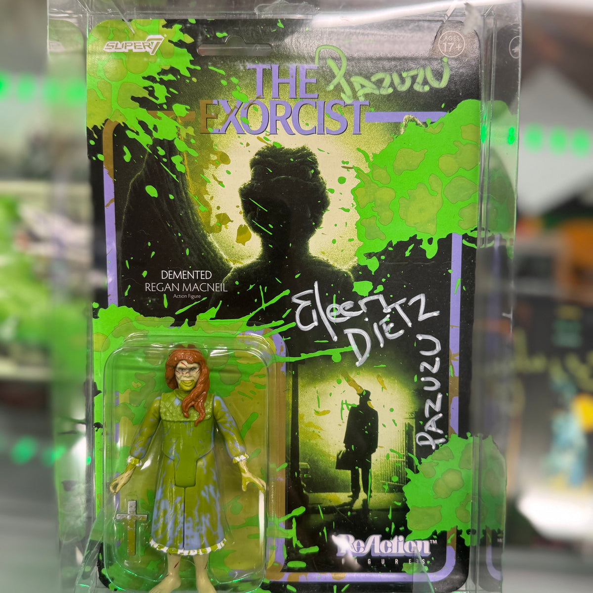 The Exorcist: Demented Regan MacNeil - ReAction Figure signed by Eileen ...