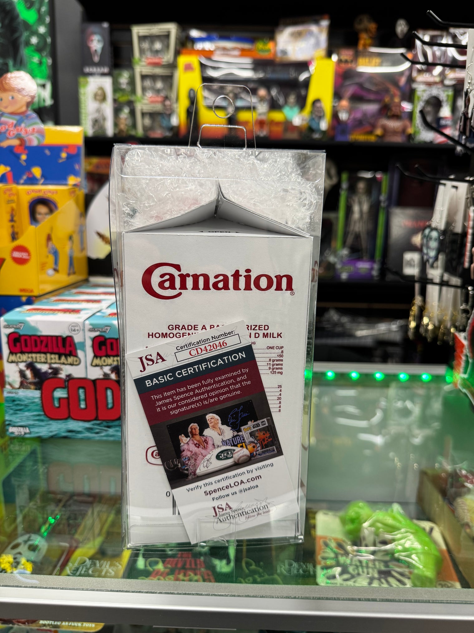 The Lost Boys: Carnation Milk Carton Prop - Signed by Chance Michael ...