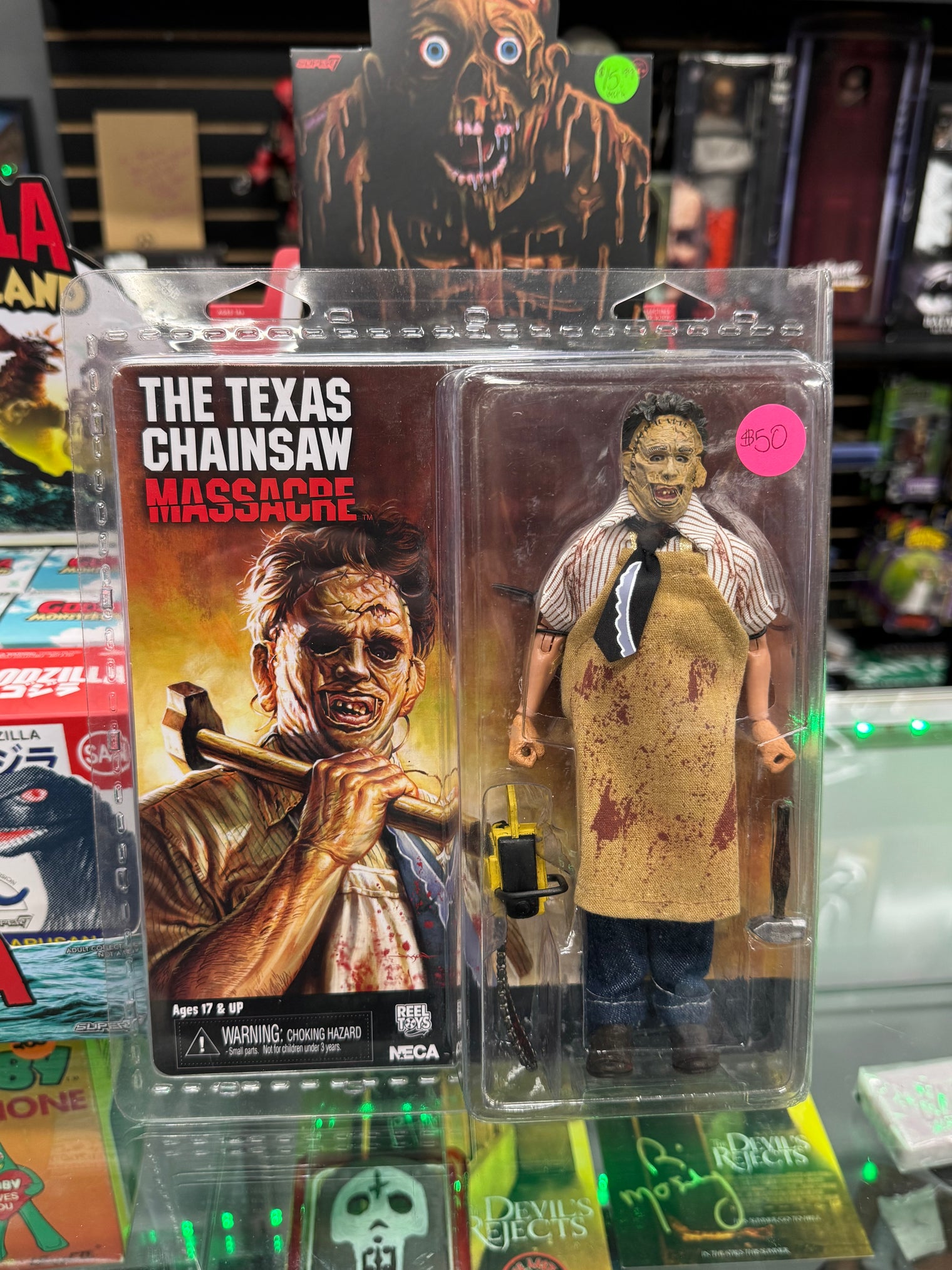 The Texas Chainsaw Massacre: Killing Mask - 8" Clothed Retro Figure ...