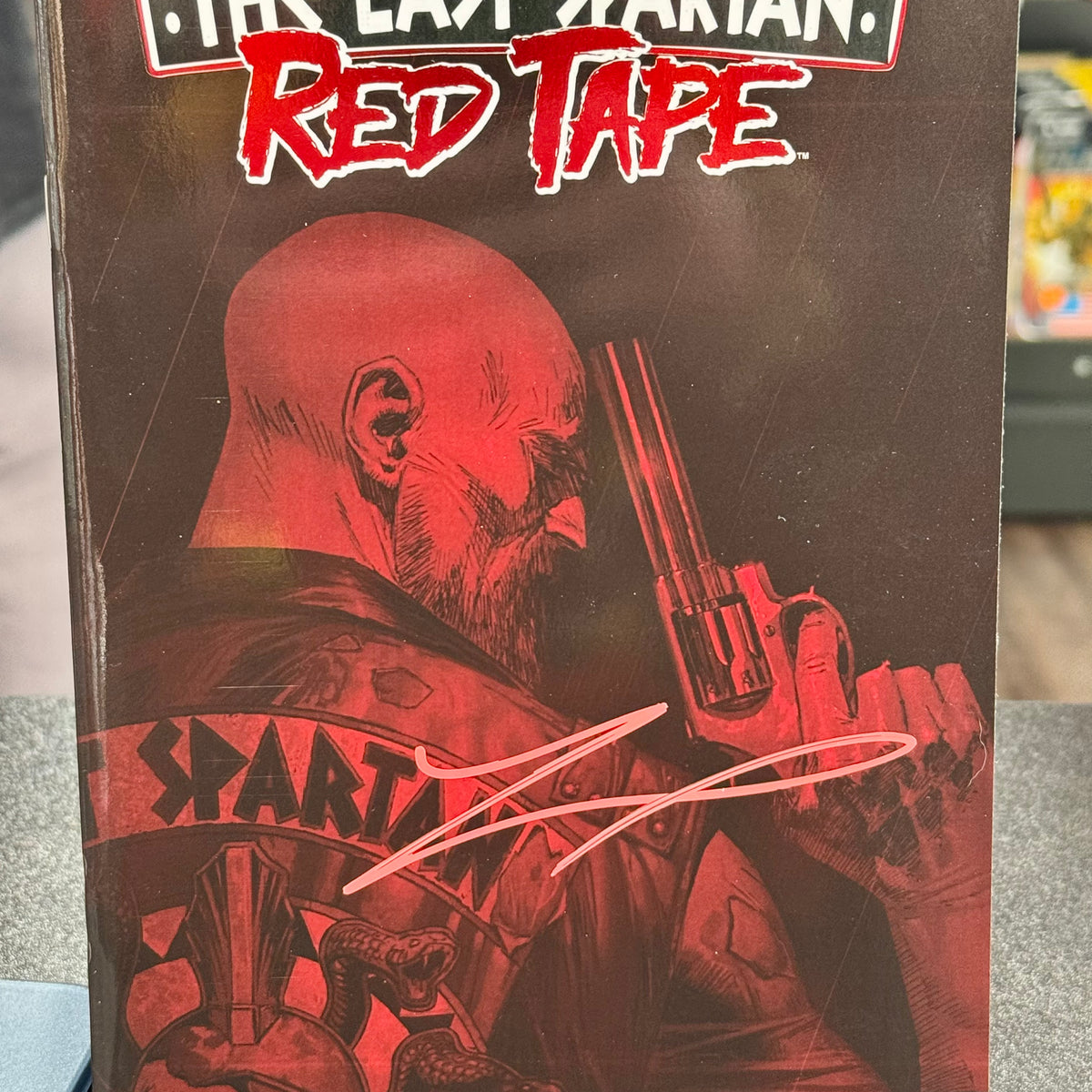 The Last Spartan: Red Tape (First Edition Comic Book) - Signed by Tyler ...