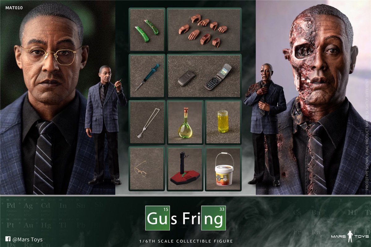 Breaking Bad: Gus Fring - 1/6 Scale Double Action Figures Set - Mars ...