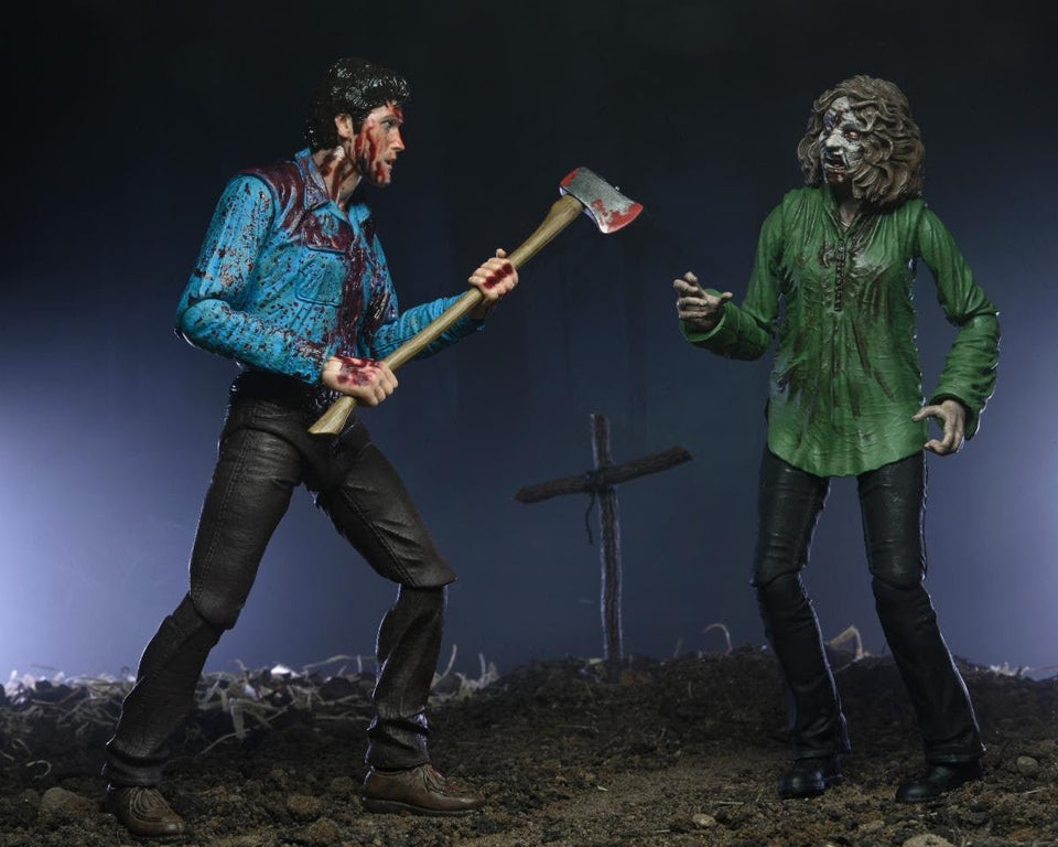 Evil Dead Ultimate Bloody Ash and Cheryl Williams 2 Pack - 7" Scale Figures - NECA – The Last ...